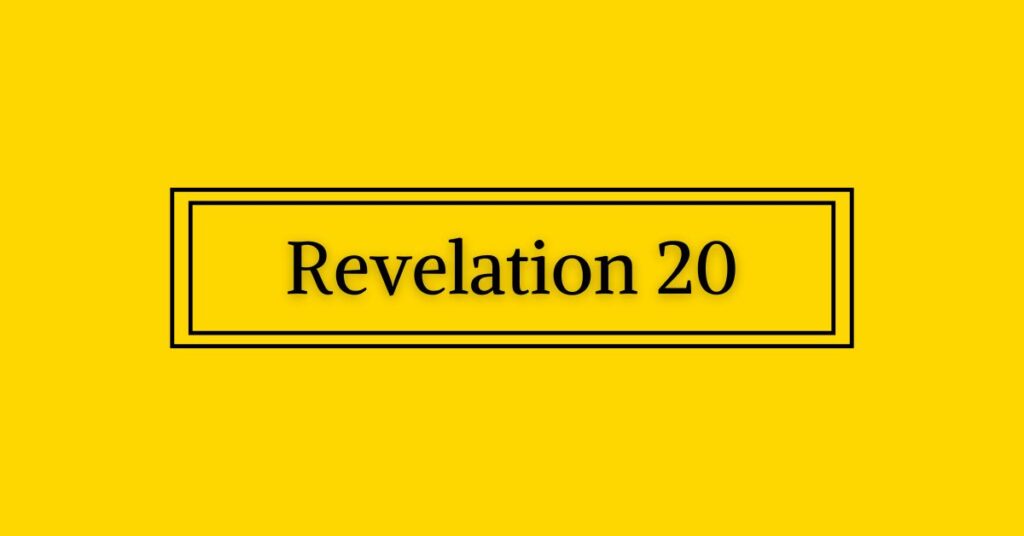 Revelation Chapter 1 – King James Version (KJV Bible)