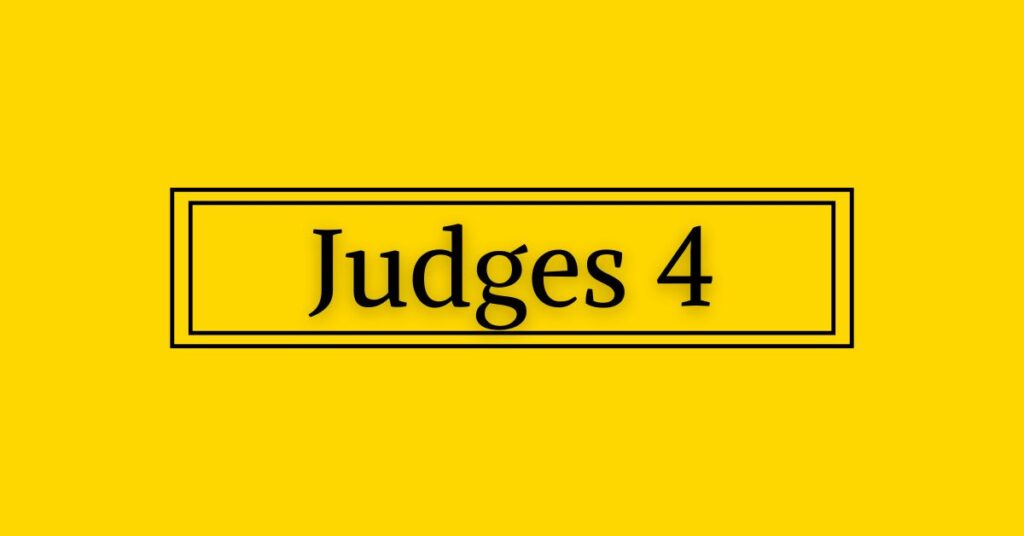 Judges Chapter 4 – King James Version (KJV Bible)
